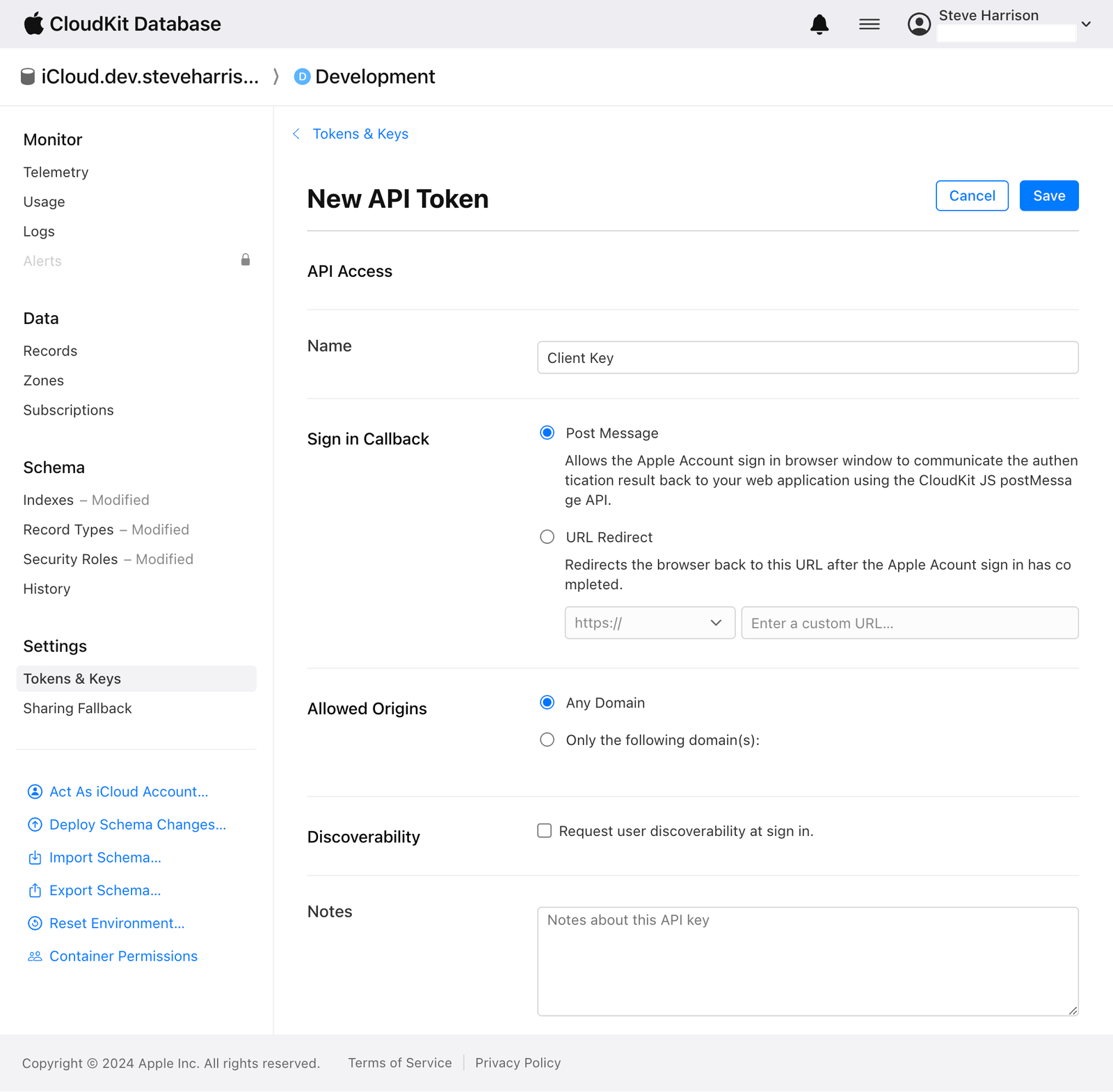 Exploring CloudKit JS